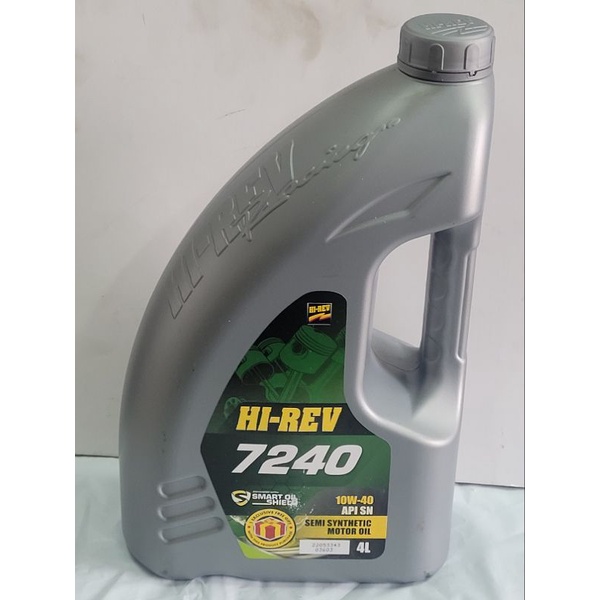 Hi-Rev High Quality 10w40 7240 Semi Synthetic Engine Oil 4L with free ...