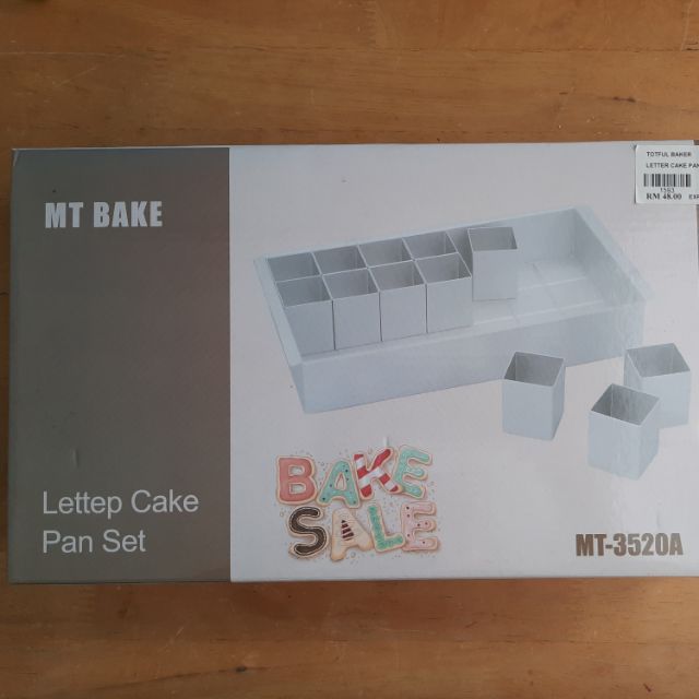 Letter Cake Pan Set (ready stock) | Shopee Malaysia