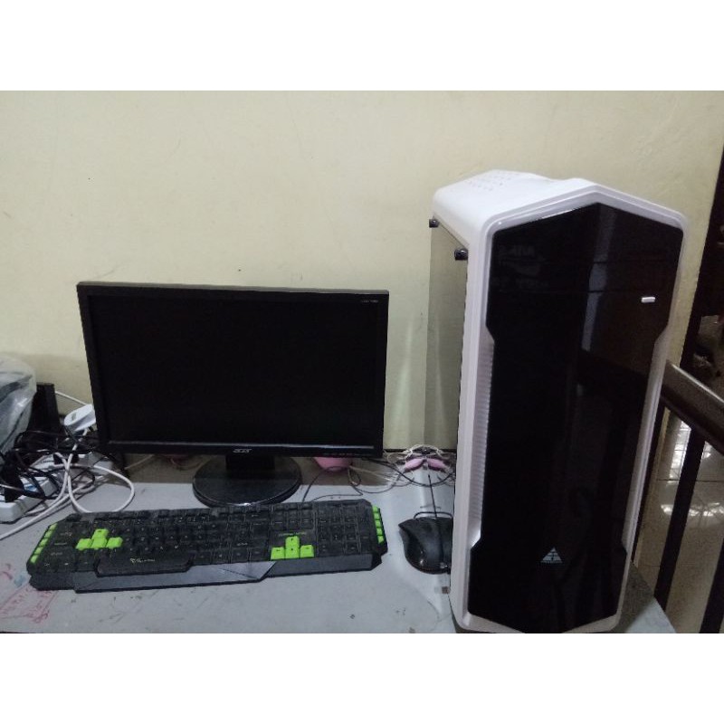 FULL SET Computer, PC, Keyboard, CPU, Mouse ready to use (used ...