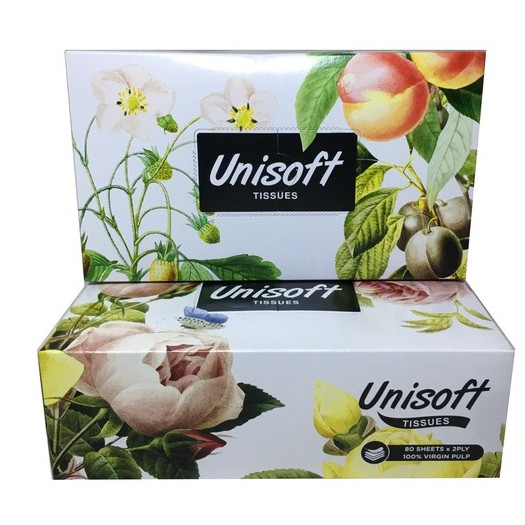 Unisoft 2 in 1 Tissue Box (70 Sheets x 2 Ply) - 0146 | Shopee Malaysia