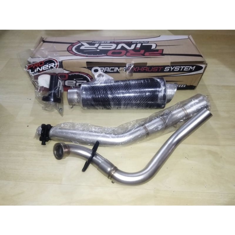 Pro Liner Exhaust Full TR1R Y15ZR Big Muffler / Pro ( Carbon ) | Shopee ...