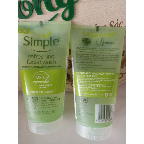 Simple facial cleanser new model | Shopee Malaysia