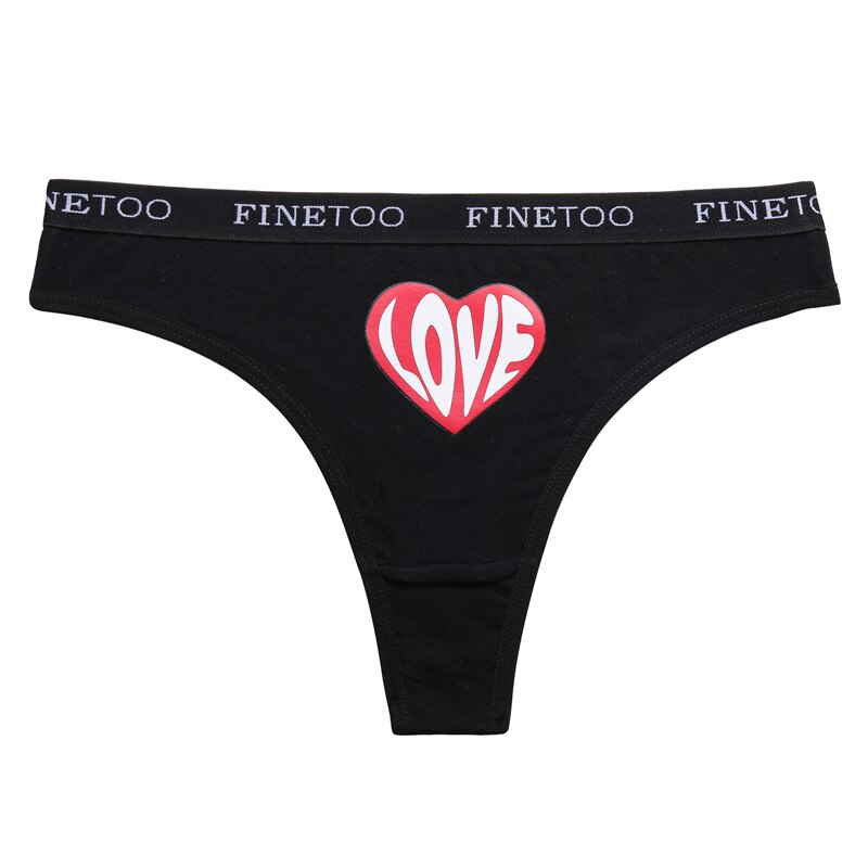 Cute Byte Front Heart Pattern Panties Women Cotton Underwear Sexy ...