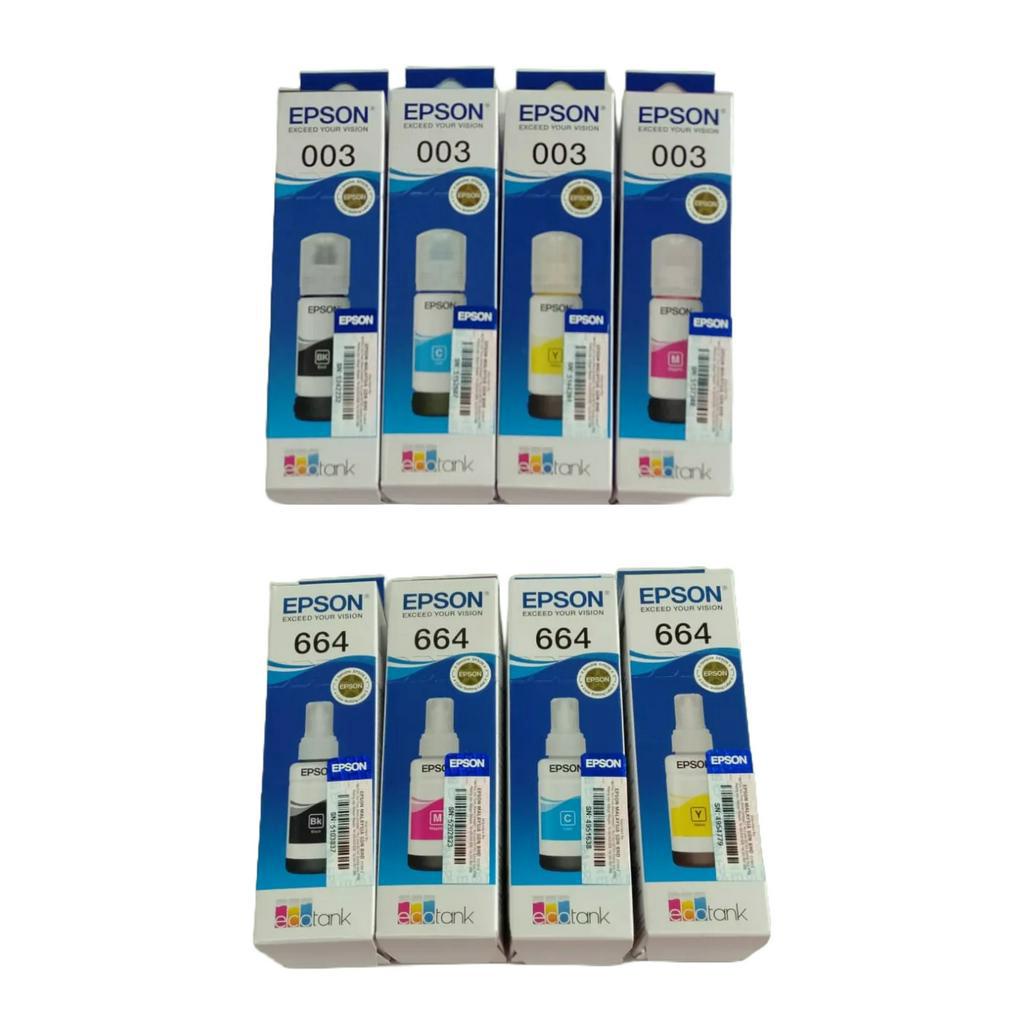 Epson 003 / 664 Ink Bottles Ink (Black/Cyan/Magenta/Yellow) | Shopee Malaysia