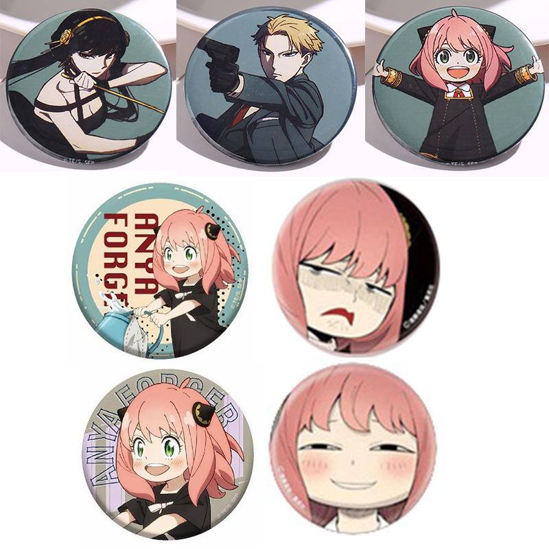 2022 Hot Anime SPY×FAMILY Loid Forger Anya Forger Yor Forger Pins ...