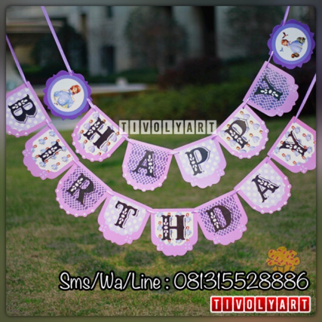 Bunting Flag HBD Sofia/Banner HBD Sofia | Shopee Malaysia