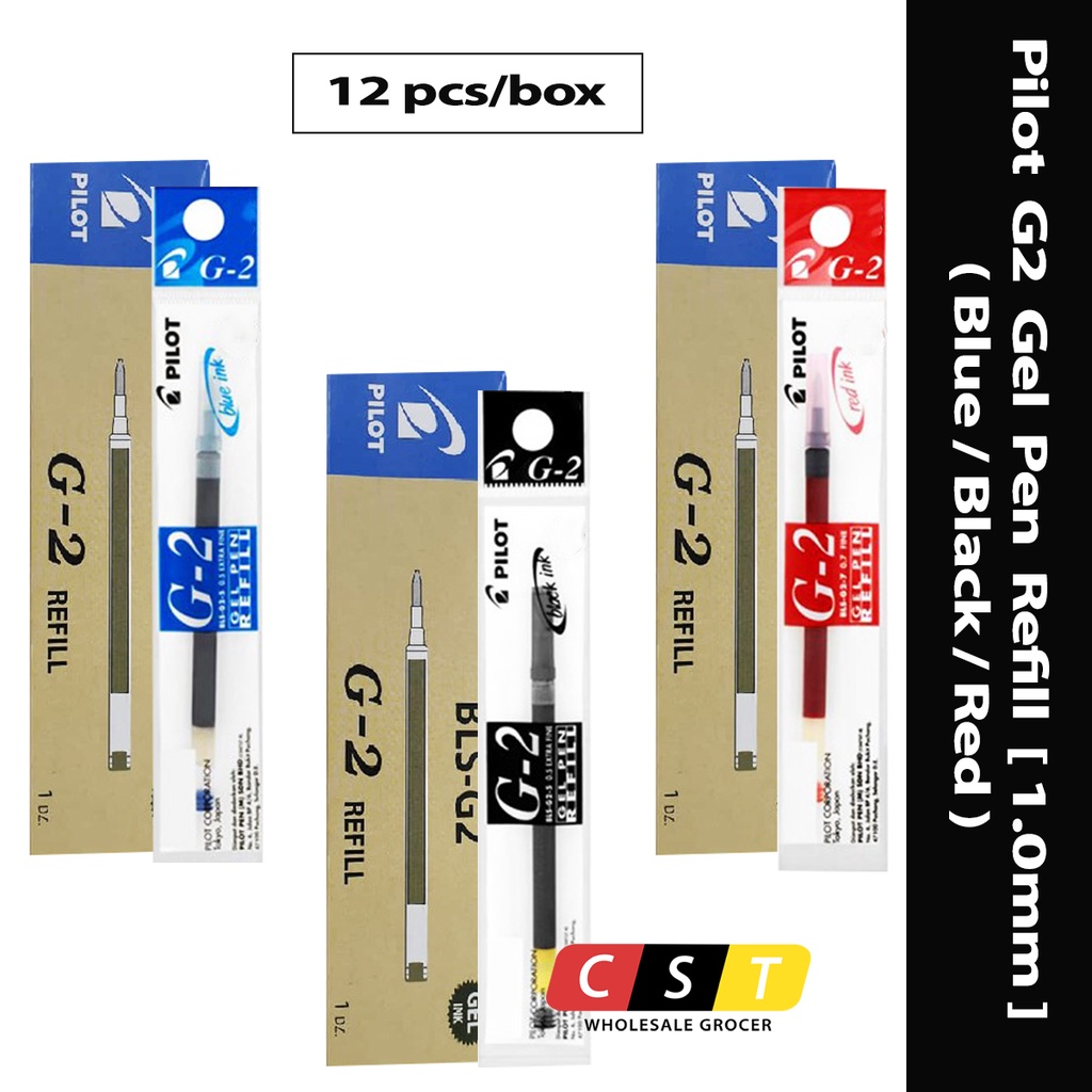 [12 Units] Pilot Refill For G2 Gel Pen (Refill) [1.0mm] | Shopee Malaysia