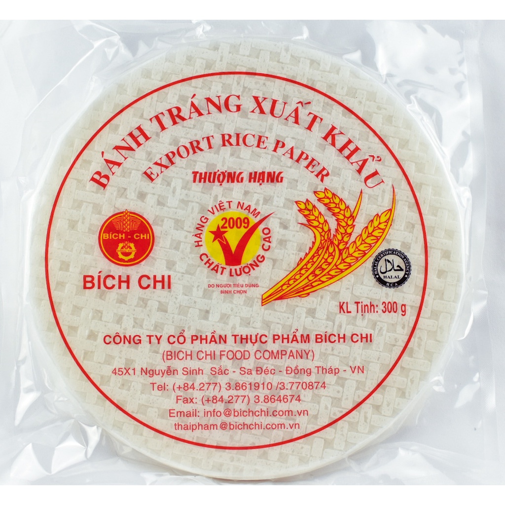 (300g) Vietnamese Rice Paper SAIZ BESAR 22cm | Spring Rolls | Kulit ...