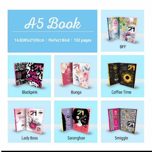 [ SUPERB BEST DEAL ] Planner Book 2021 Jenis Perfect Bind Size A5 ...