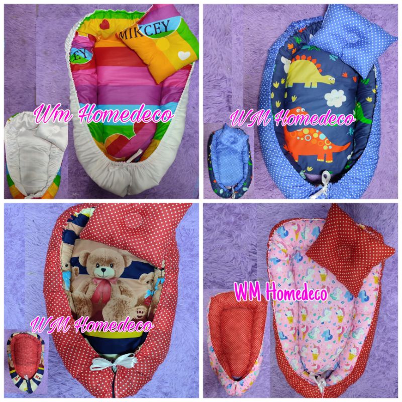 Tilam Baby/ Baby Nest Bed with Pillow Tilam Bantal Babynest Set Tilam ...
