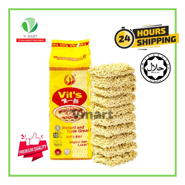 Vit's Mee Instant Noodle 700g Mi Segera Halal Vit's Mee Kosong 700gm ...