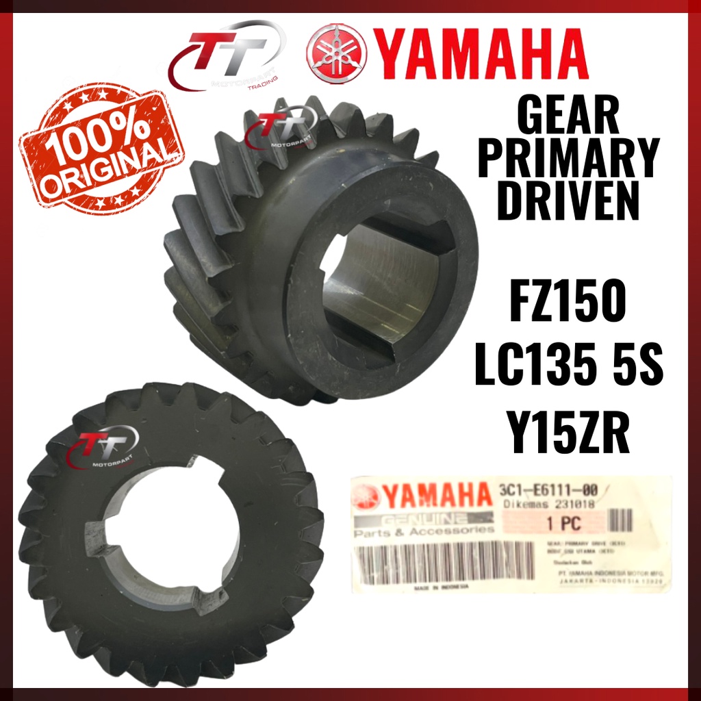 YAMAHA FZ150 Y15ZR LC135 5S PRIMARY GEAR DRIVEN 24T CLUTCH SMALL GEAR ...