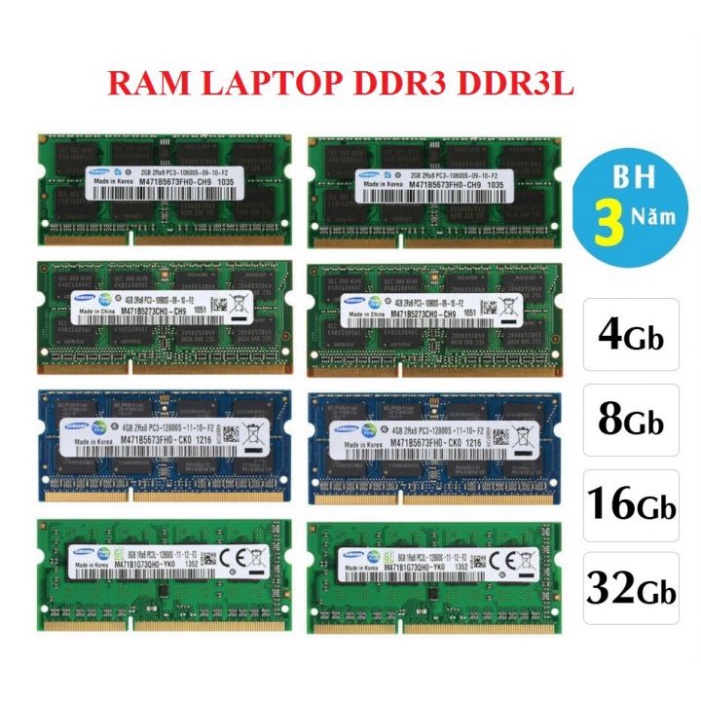 Laptop ram DDR3 DDR3L 8GB 4GB ram for laptop - | Shopee Malaysia