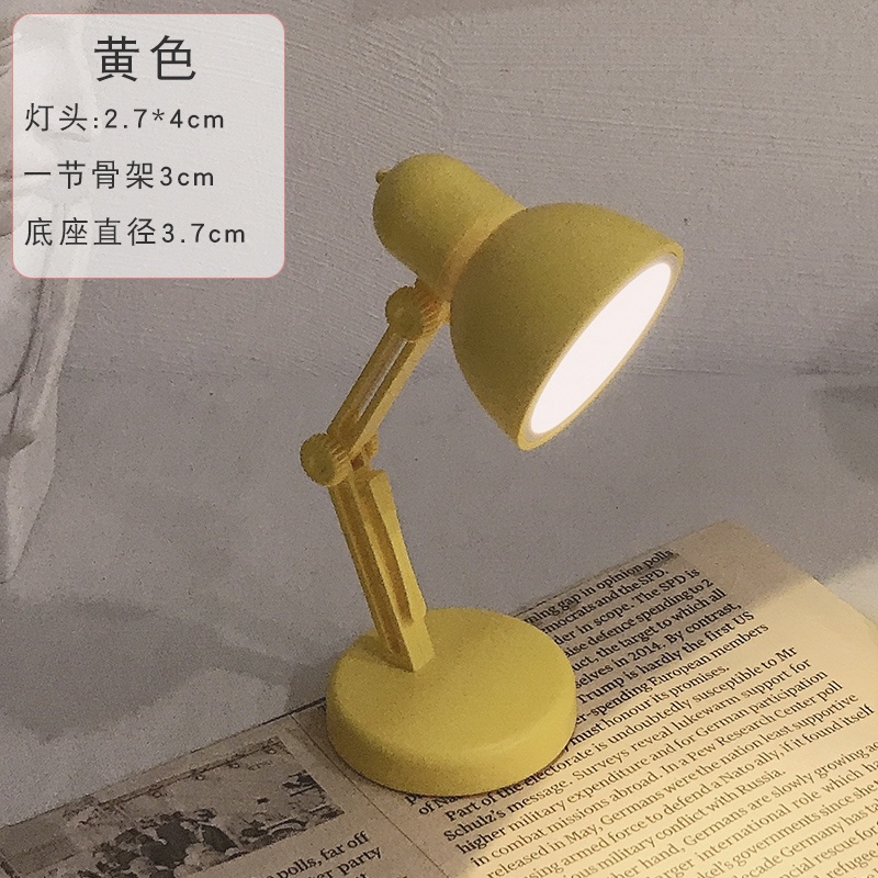 Lampu meja mini led kreatif pelajar bilik tidur asrama belajar lampu ...