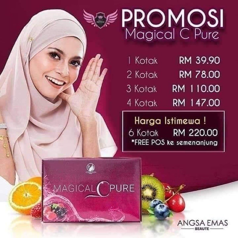 💥Readystock💥MAGICAL C PURE (extra glow) 💯 pure vitamin C (15 sachet ...