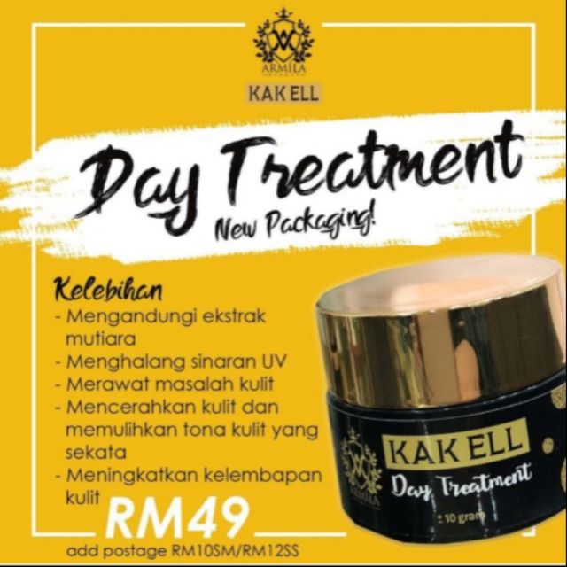 KAKELL DAY TREATMENT CREAM 10Gram (besar) | Shopee Malaysia
