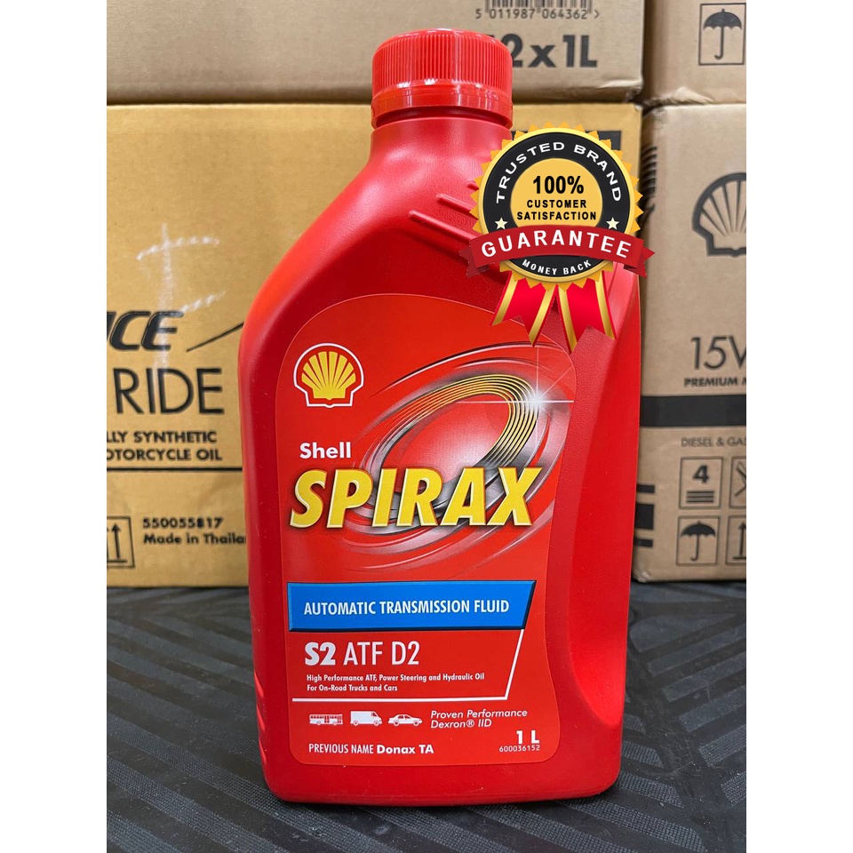 SHELL SPIRAX S2 ATF D2 1L (100% ORIGINAL) | Shopee Malaysia