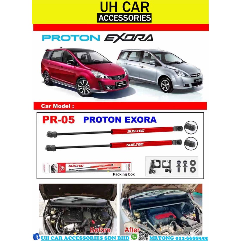 PROTON EXORA BOLD CPS FRONT BONNET BONET HOOD DAMPER ABSORBER | Shopee ...