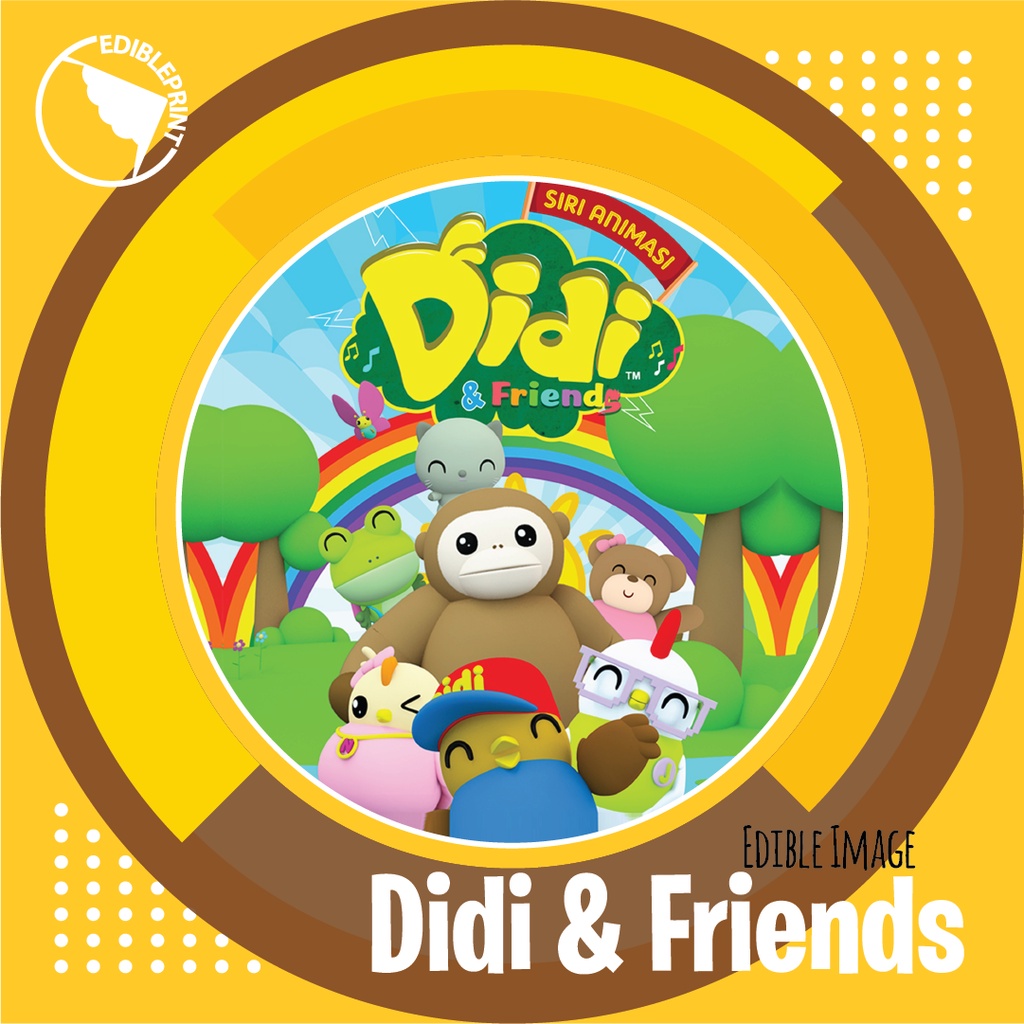 R2P Didi & Friends Theme Edible Image / Edible Image Tema Didi & Friends | Shopee Malaysia