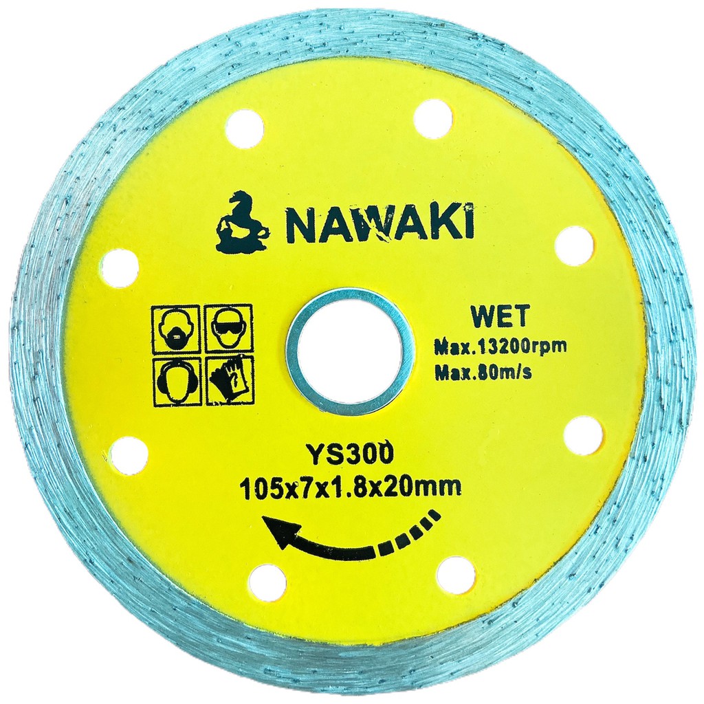 NAWAKI GCE 4" DIAMOND CUTTING DISC FOR GRANITE, STONE, TILE AND CERAMIC ...