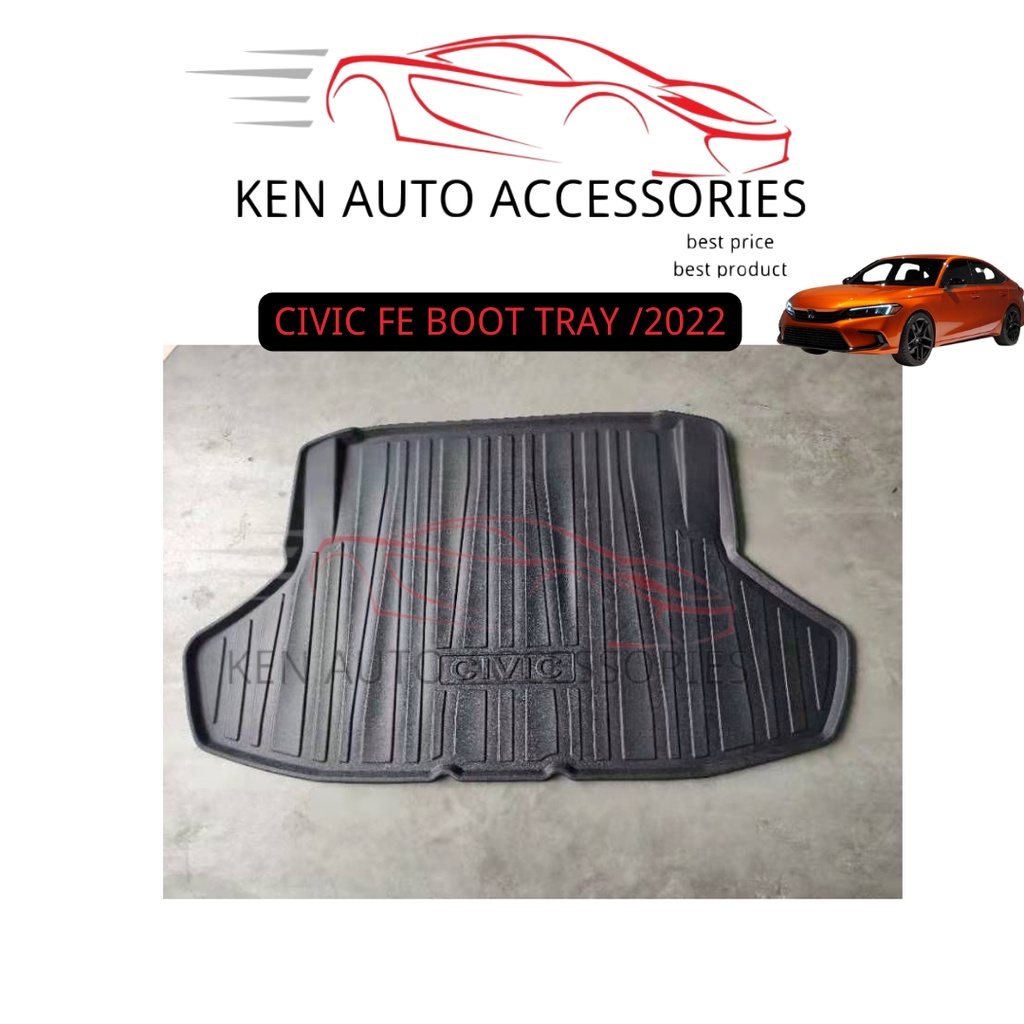 HONDA CIVIC 2022-2024 FE 11TH GEN BOOT TRAY / BOOT COVER / BOOT MAT ...