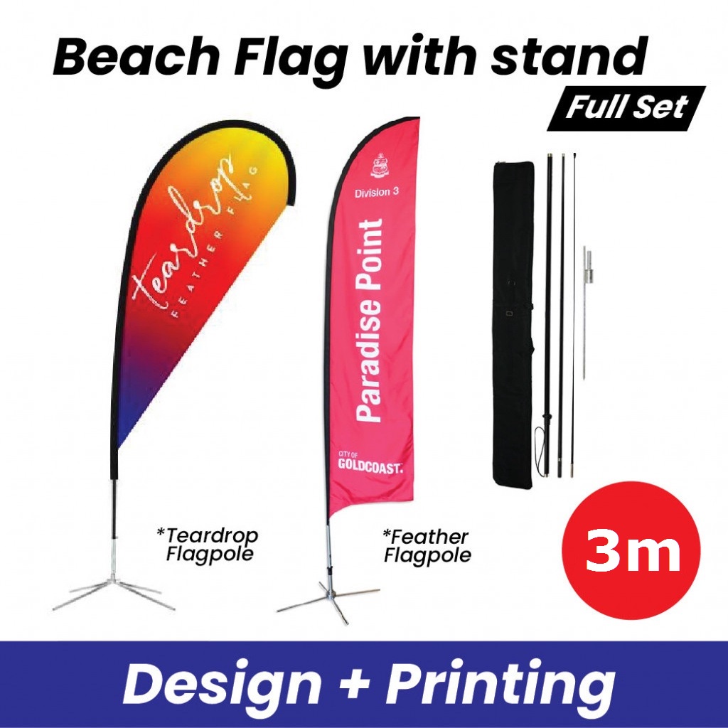Beach Flag / Outdoor Wind Flag - Feather flag /Teardrop flag ...
