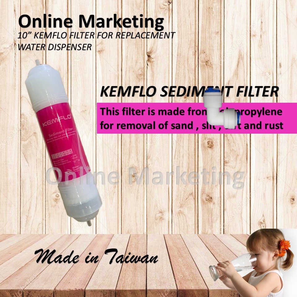 KEMFLO 10" Inch I-TYPE (Sediment , Pre Carbon,Alkaline,Bip Energy ...
