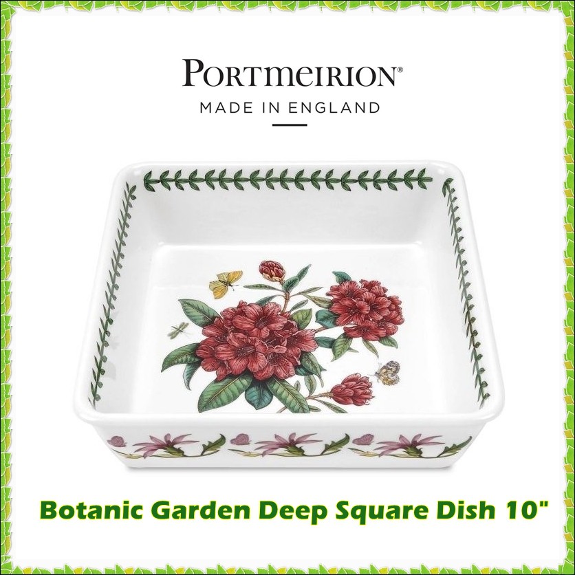PORTMEIRION 🔥 Botanic Garden Deep Square Dish 10" [ READY STOCK ...