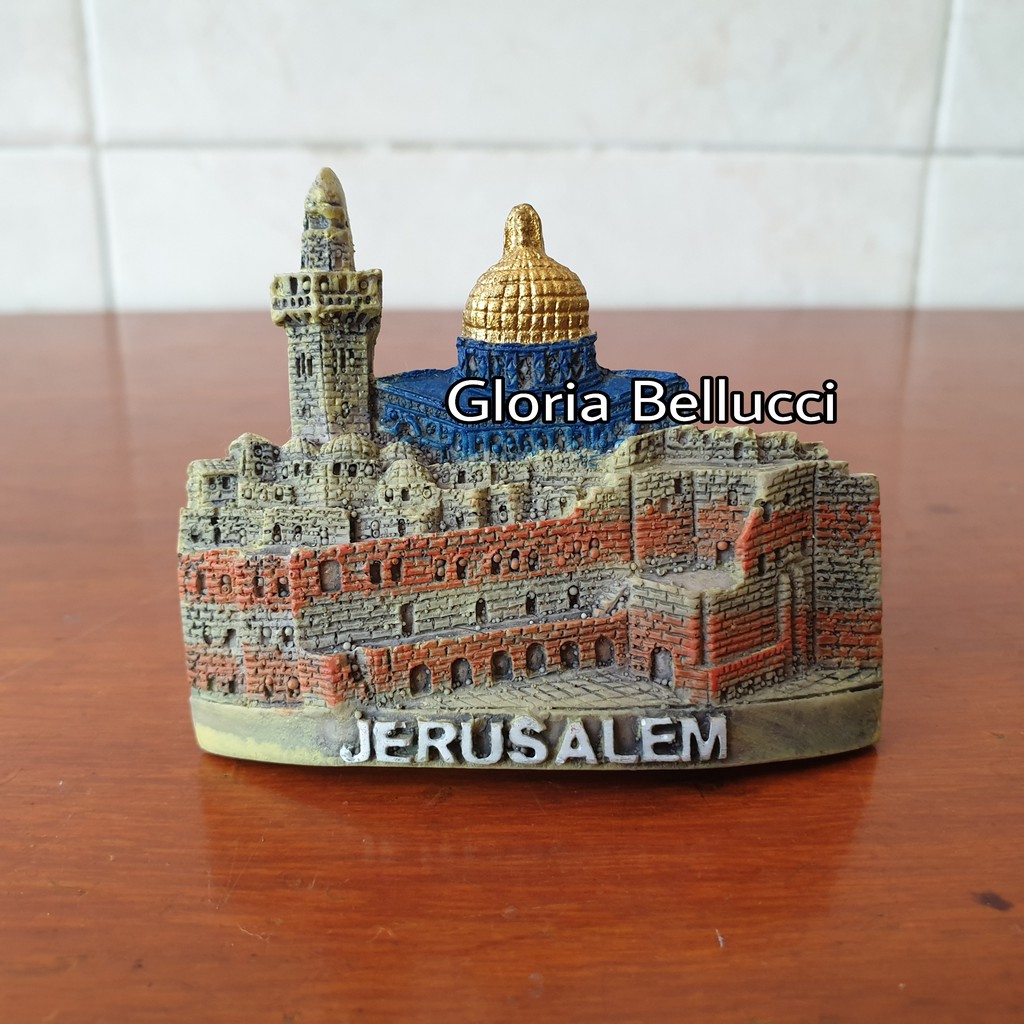 Jerusalem Souvenirs By The jerusalem Fridge magnet Paste The State Of ...