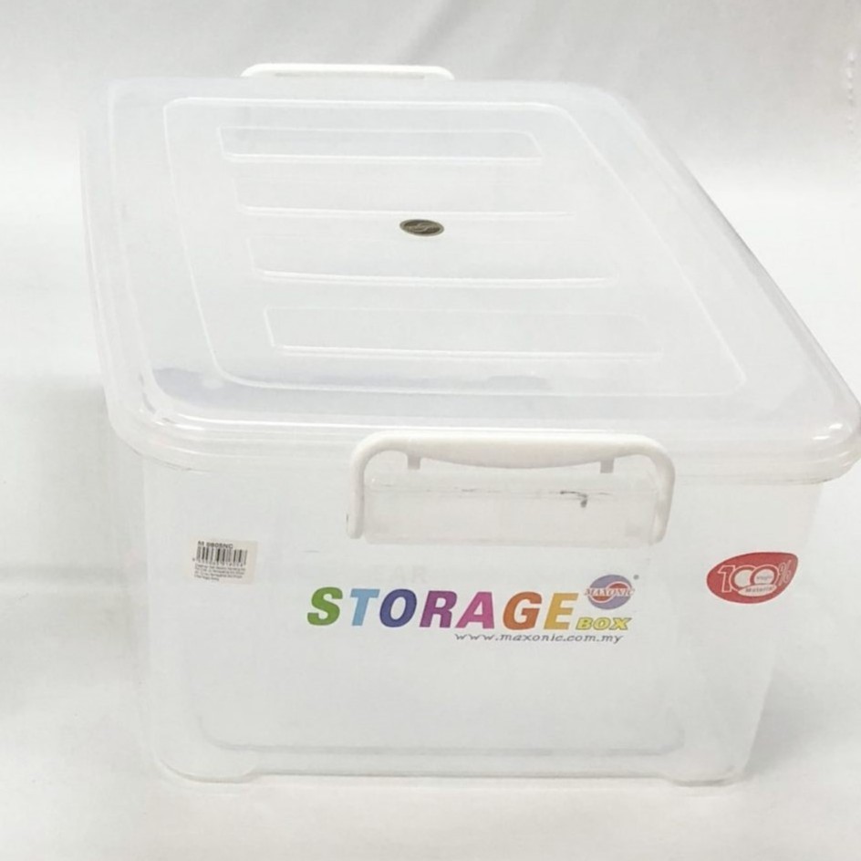 Bekas Simpanan / Maxonic 30 Litre Storage Box With Handle / Maxonic ...