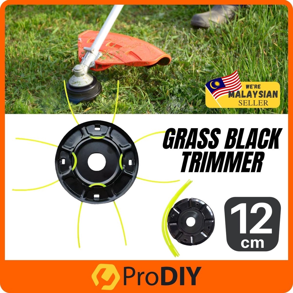 Grass Black Cutter Nylon String 125mm Metal Trimmer Brush Head Grass ...