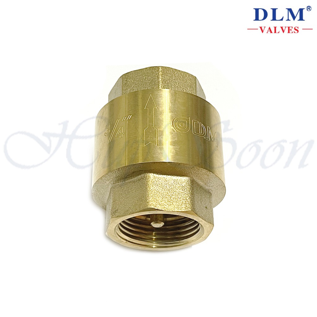 CITY Brass Check Valve Non Return Valve One Way Valve 1/2"(15mm) / 3/4 ...