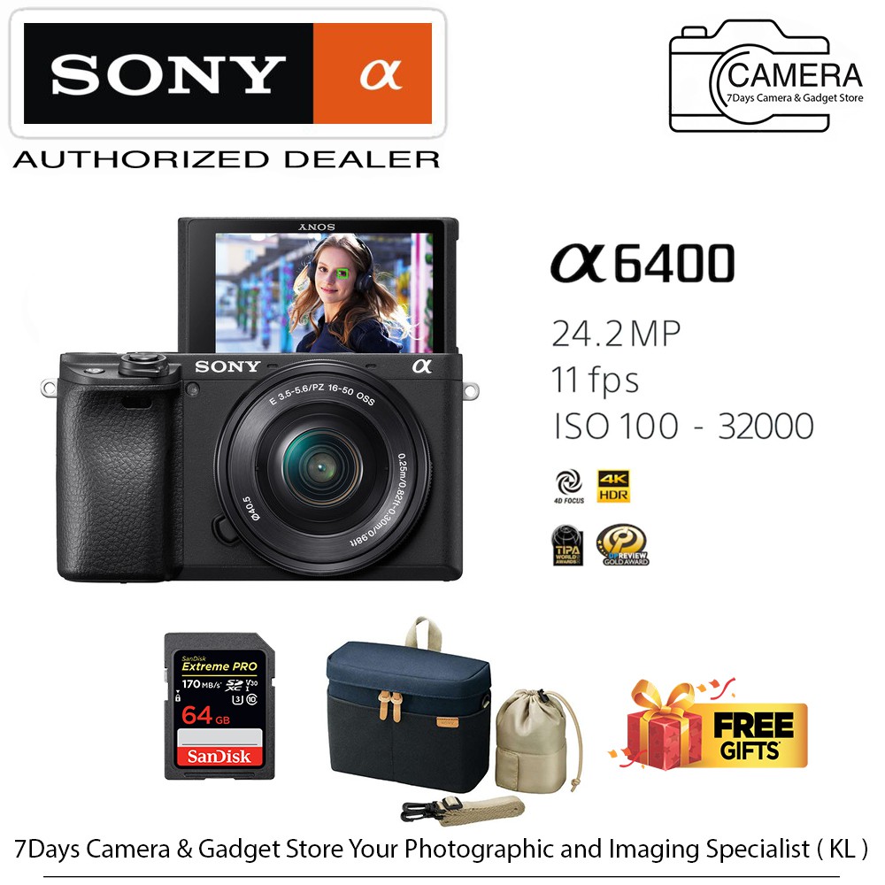 PRE ORDER ) Sony Alpha A6400 / SONY 6400 / Mirrorless Digital Camera ...