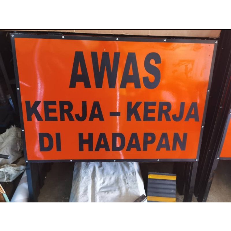 Reflective sign AWAS/SignBoard/Papan Tanda jalan(Max orde0 2pcs for ...