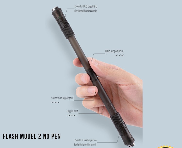 Pen spinning pen random design light student anti stress spining gaming ...