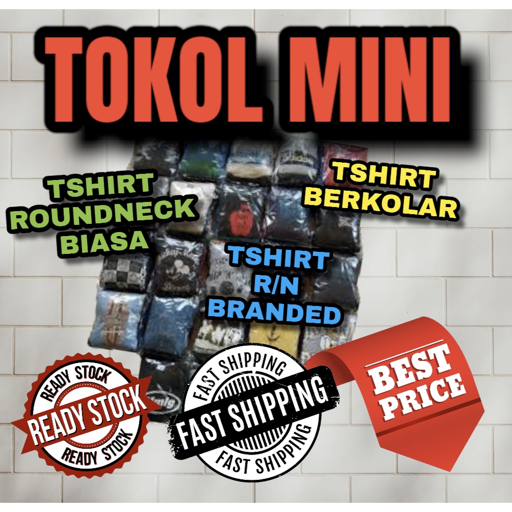 Tokol Combo Mini Tshirt Bundle (S-4XL) (Pit 17-29 Inchi) | Shopee Malaysia