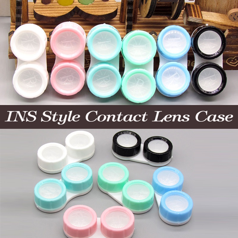 Glasses/spectacles Case Contact Lens Case with Double Box Eye Care Case ...