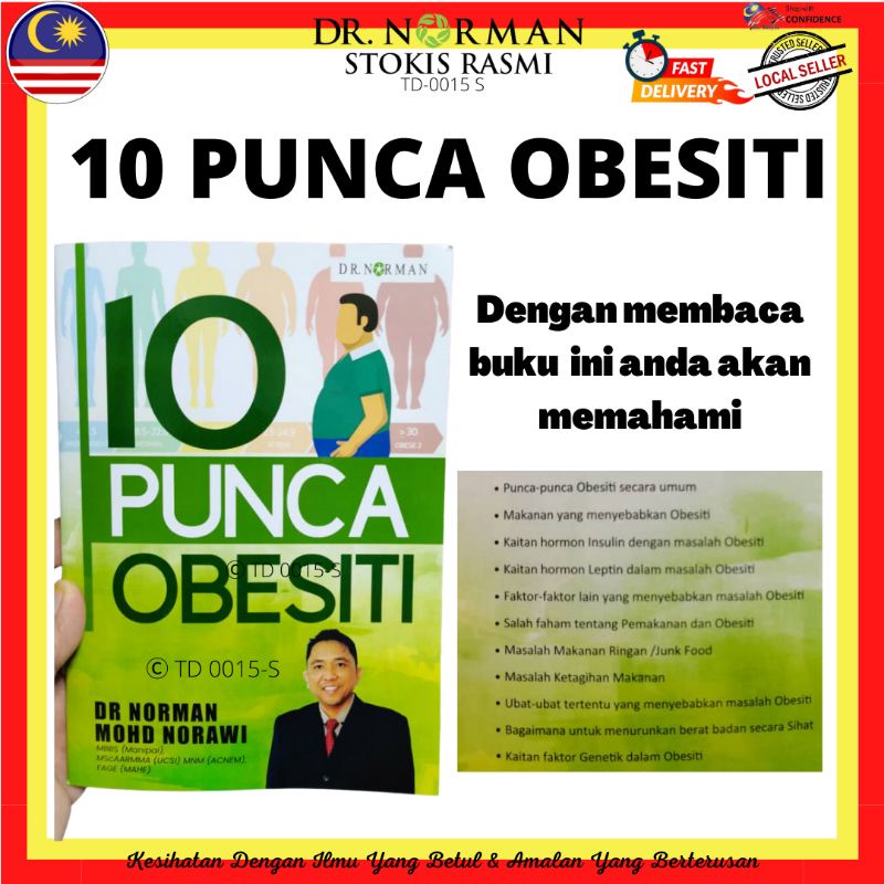 Dr Norman - Buku 10 Punca Obesiti | Shopee Malaysia