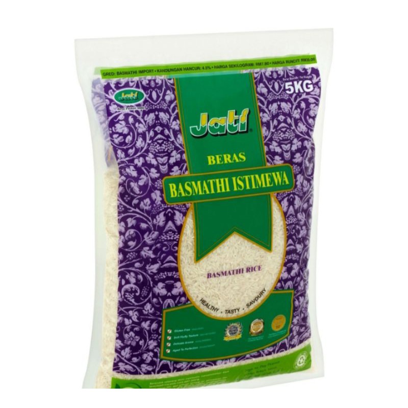 Jati Beras basmathi Istimewa 5kg [DELIVERY IN KL & SELANGOR ONLY ...