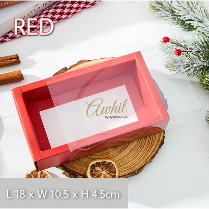 🔥Ready Stock🔥Transparent Cover GIFT BOX/Plastic Bag/Cookies Box ...