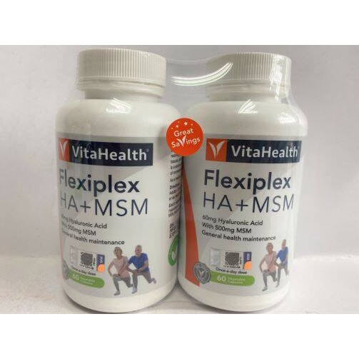 VitaHealth Flexiplex HA + MSM (2x60's ) [EXP:01/2027] | Shopee Malaysia