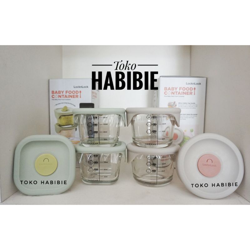 Lock n Lock Lock&Lock Baby Food Container Glass Box Baby Food Storage ...