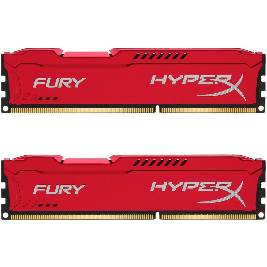 RED HyperX FURY 8GB DDR3 PC3-12800U PC3-12800/PC3L-12800 1600MHz 1.5V/1 ...