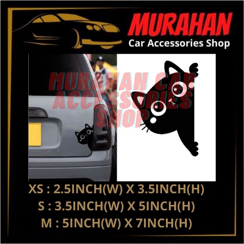 [READY STOCK] CAT STIKER CAR KUCING CAT STICKER KUCING COMEL STIKER ...