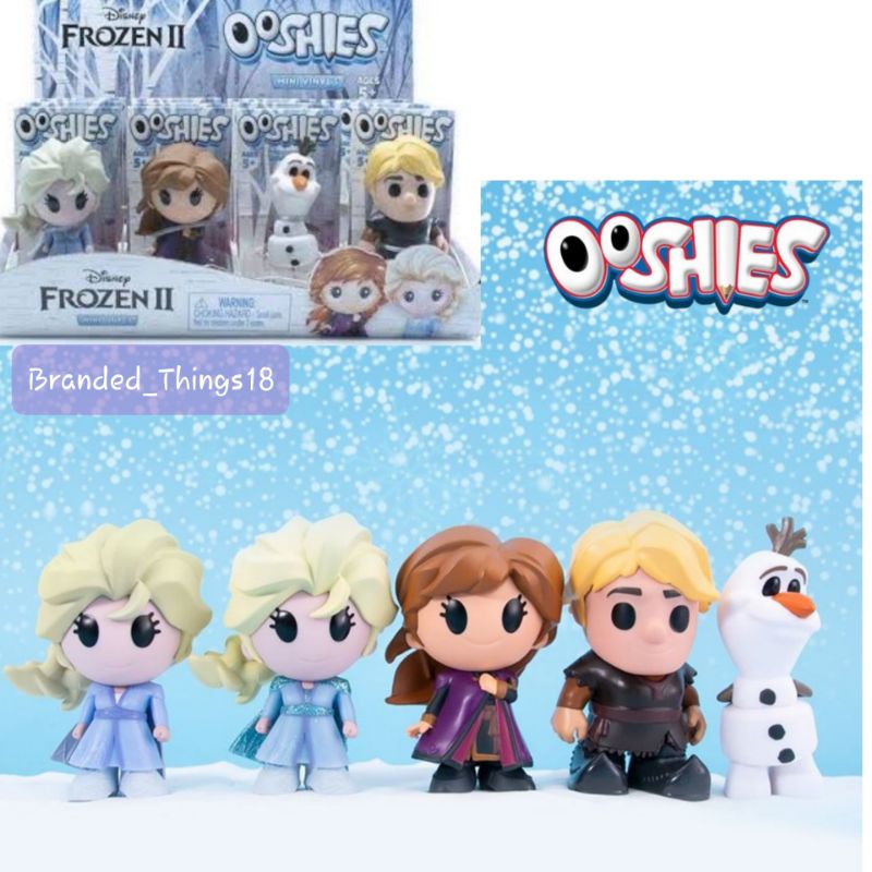 Ooshies VINYL DISNEY PRINCESS Rapunzel Elsa Anna Arendelle Kristof ...