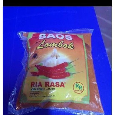 Saos Lombok Ria /Tomato Ria Rasa 450g | Shopee Malaysia