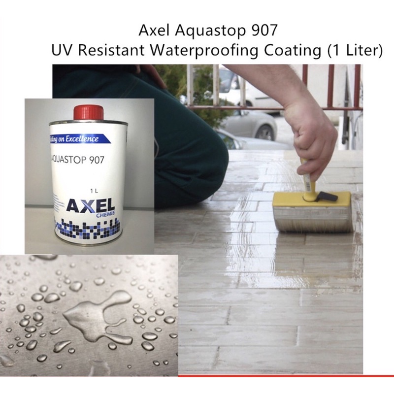 Axel Aquastop 907 UV Resistant Waterproofing Coating (1 Liter) | Shopee ...