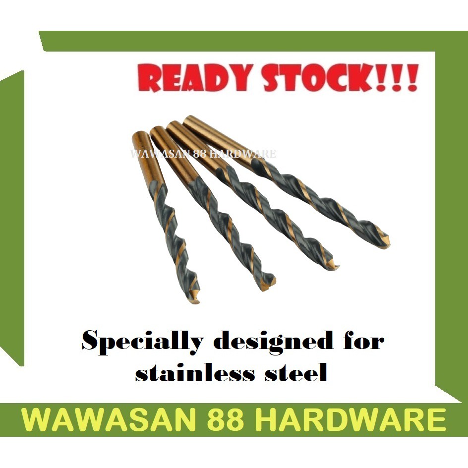 Mata Tebuk Besi Kayu Steel Plastik Tembaga Drilling | HSS Metal Drill ...