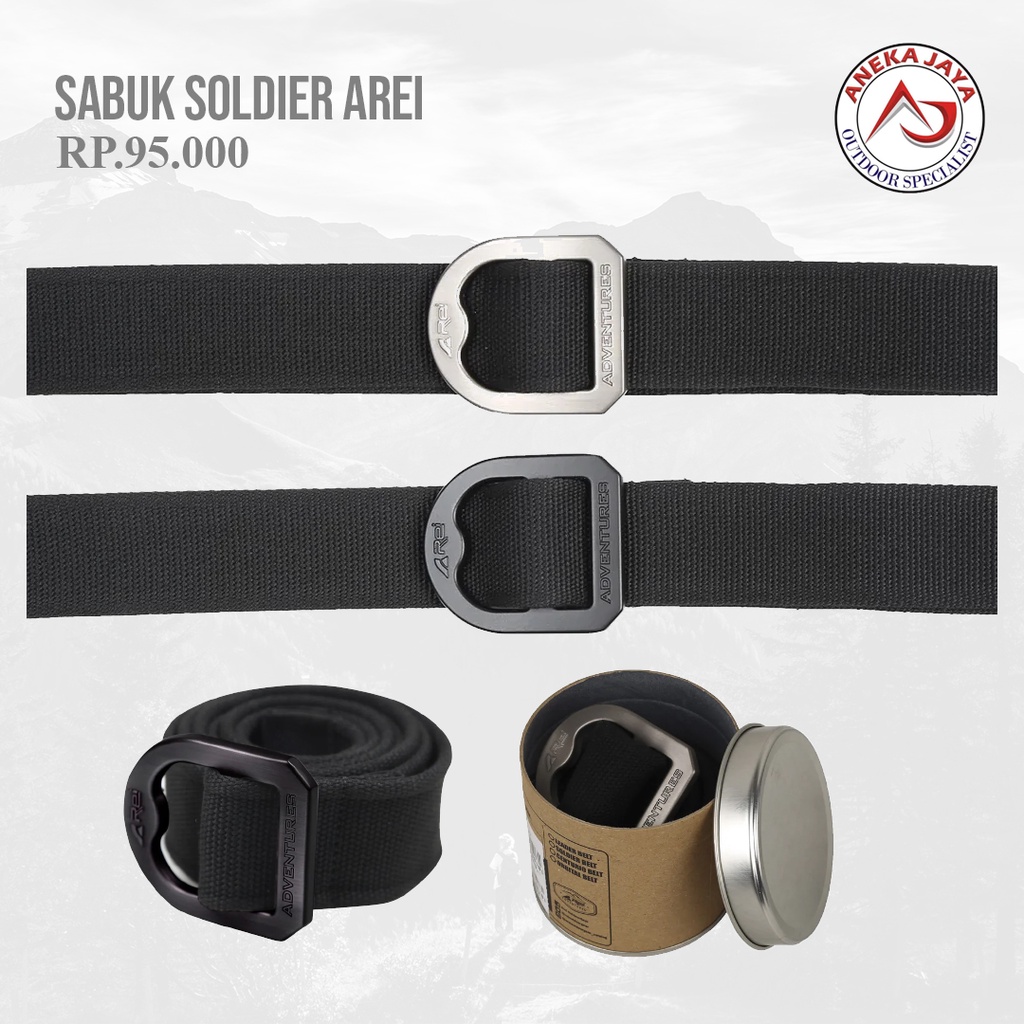 Arei SOLDIER V2 BELT / AREI BELT | Shopee Malaysia
