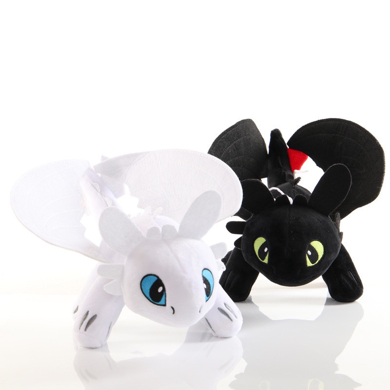 Cute Toothless Plush Toy Anime How To Train Your Dragon 3 Night Fury ...